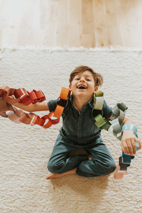 The Kindness Chain - A colorful paper chain with 50 acts of kindness ...