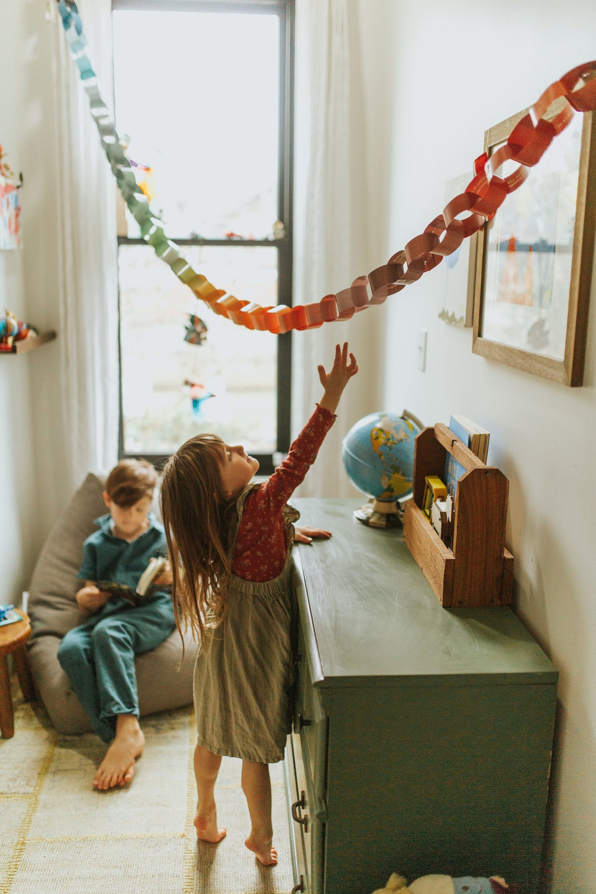 The Kindness Chain - A colorful paper chain with 50 acts of kindness ...